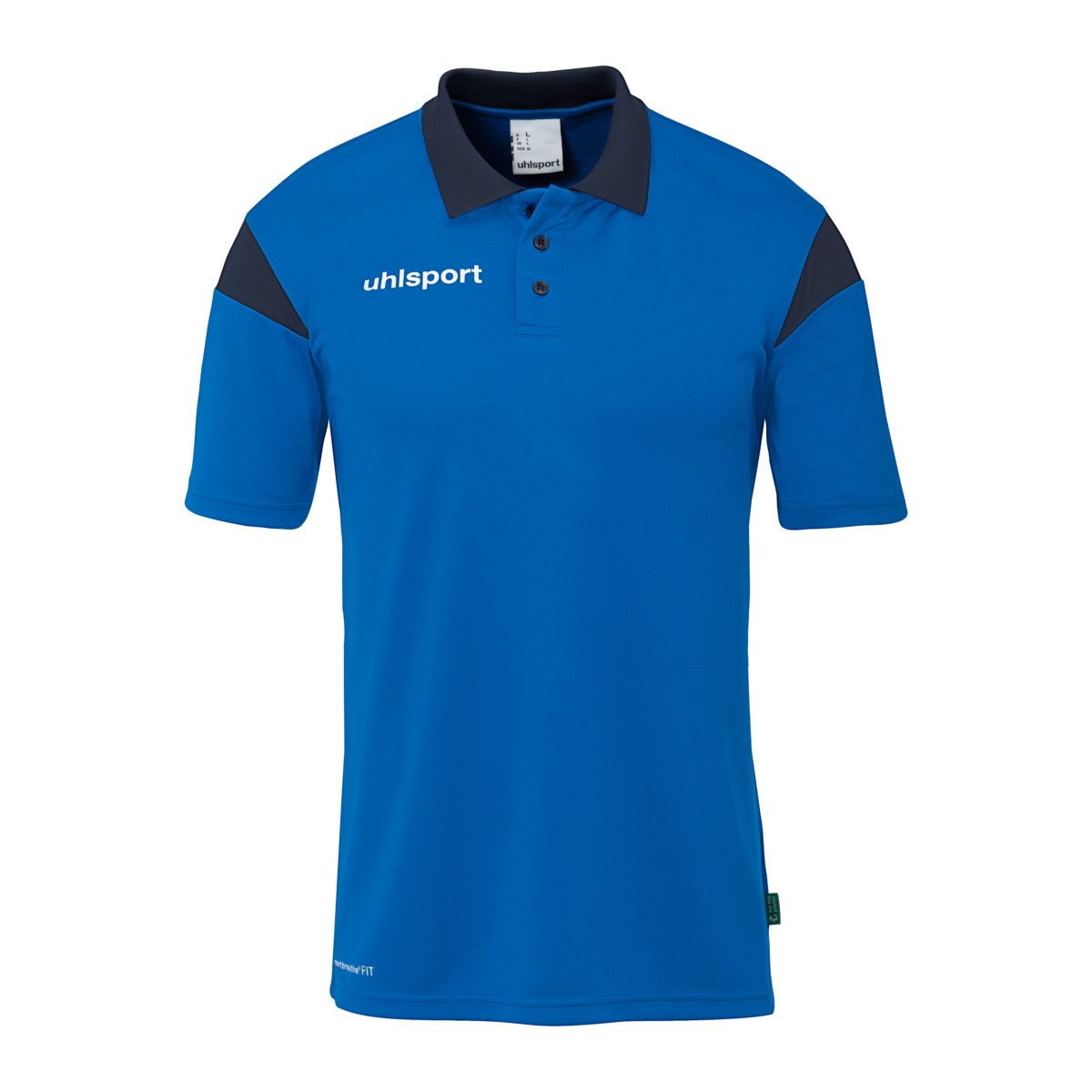 Squad 27 Polo shirt in azure blue/navy | in the official uhlsport store